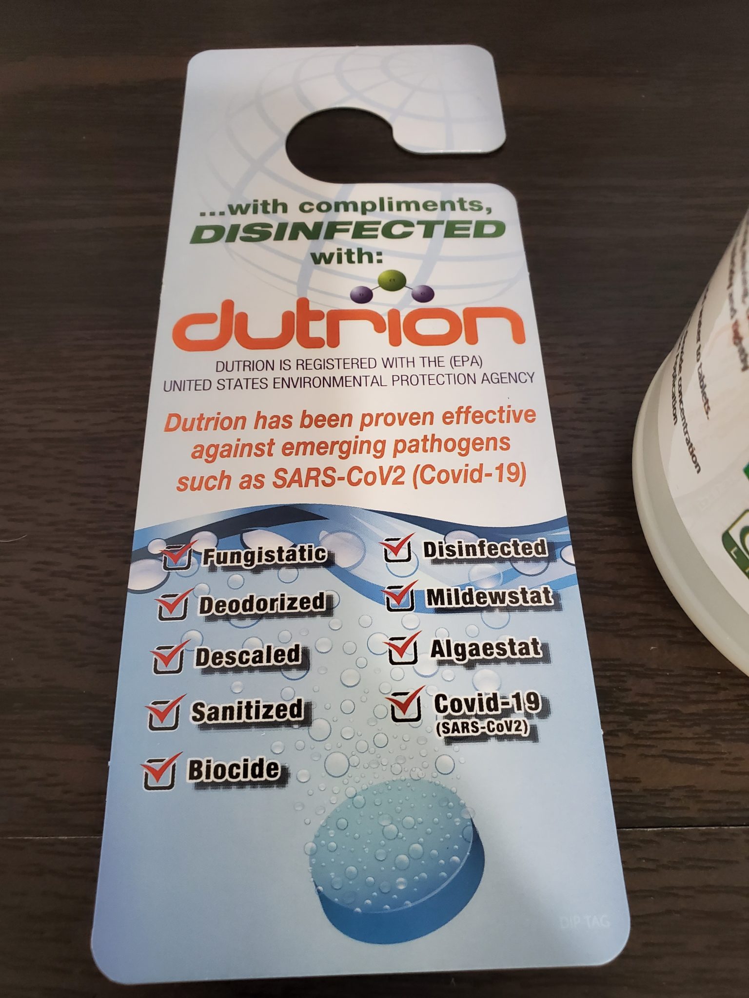 EPA Approved Dutrion Chlorine Dioxide CIO2 COVID19 disinfectant kit ...